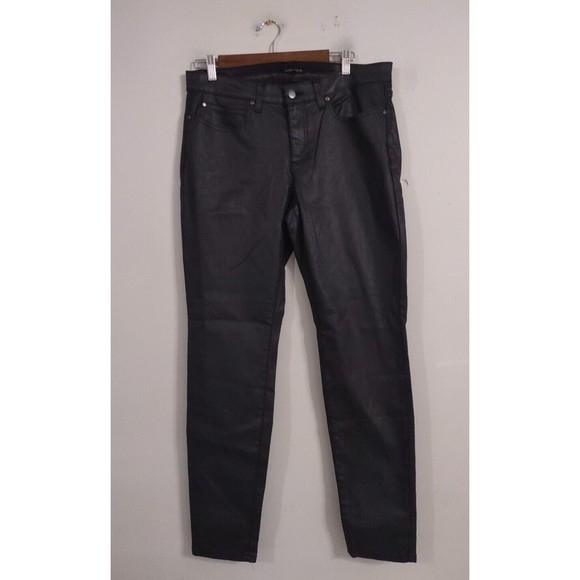 Eileen Fisher | Jeans | Eileen Fisher Jeans Black Organic Cotton Coated ...